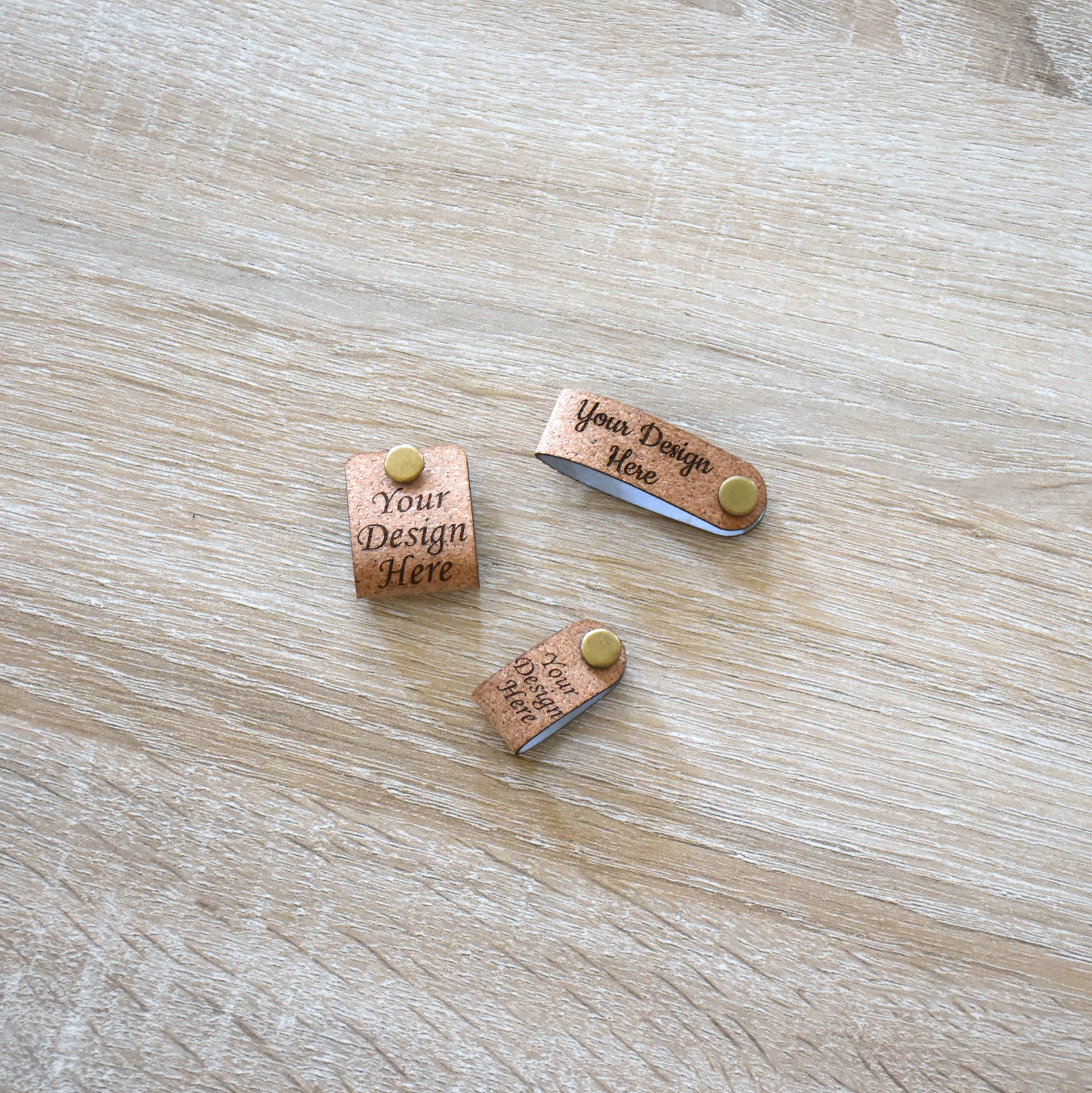 Custom Natural Cork Rivet Tags – The Velvet Season